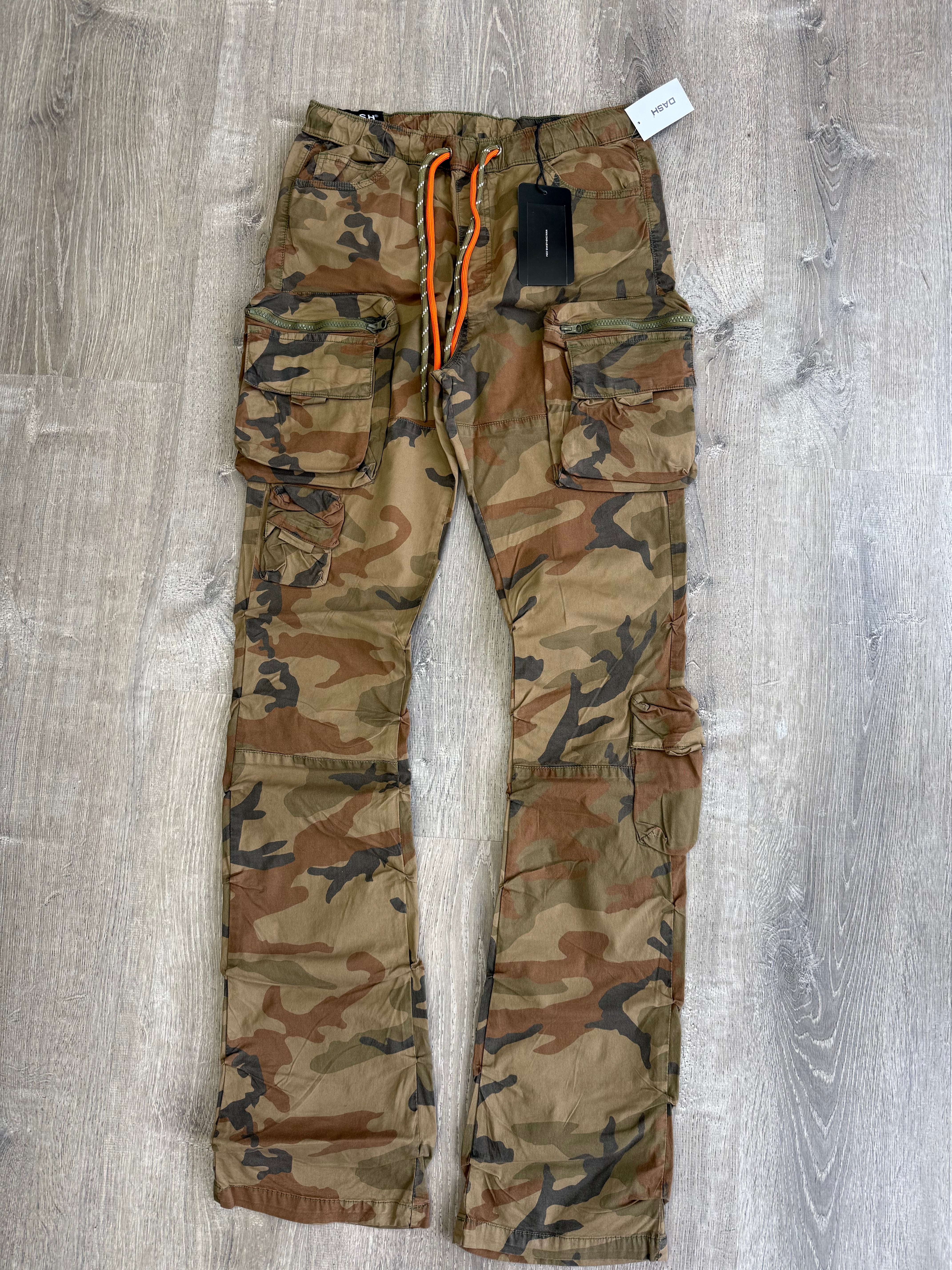 Dash Stack Cargo Pants AD807 Forest Camo Clearance – STYLE GODS