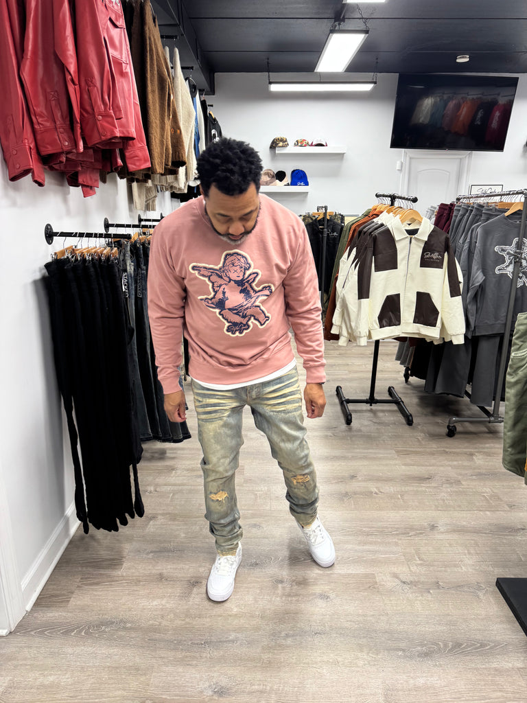 StyleGods Angel Crew - Dusty Pink\Navy\Cream – STYLE GODS